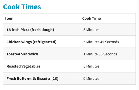 [Quick Reference] The TurboChef Double Batch Oven